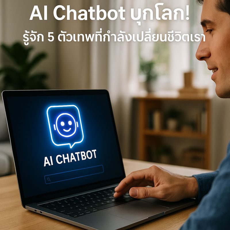 [Techy Dad] 🤖 AI Chatbot บุกโลก! รู้จัก 5 ตัวเทพที่กำลังเปลี่ยนชีวิตเรา เคยสงสัยมั้ยว่าทำไม AI ...