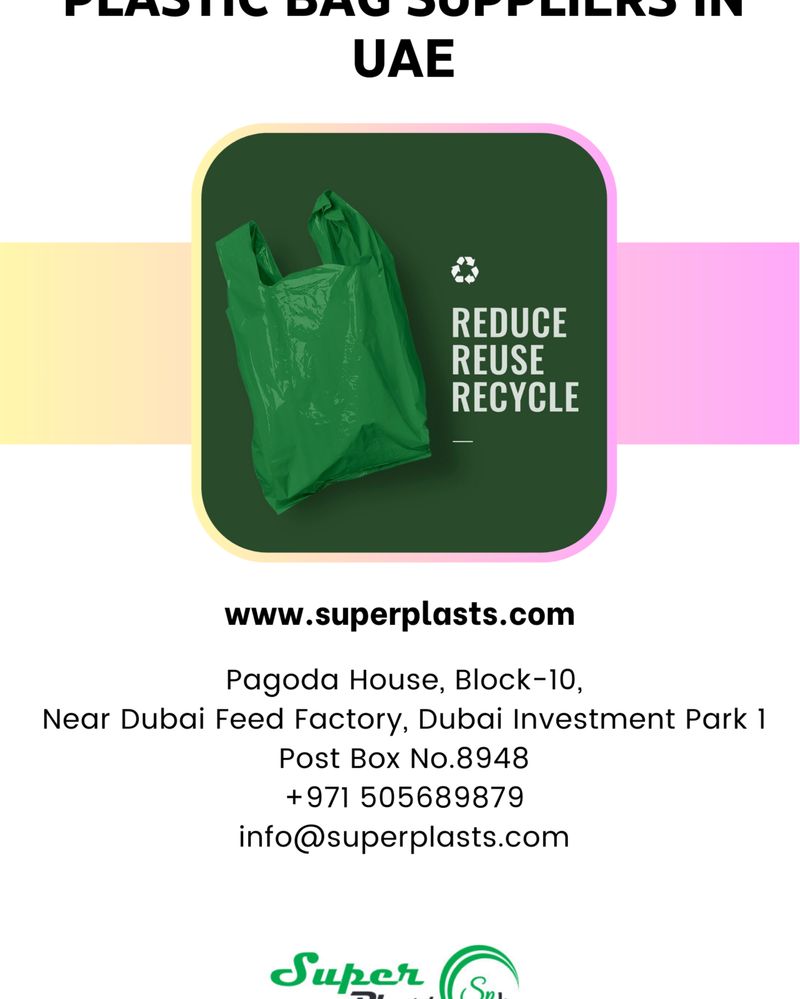 [Super Plast] Plastic Bag Suppliers in UAE