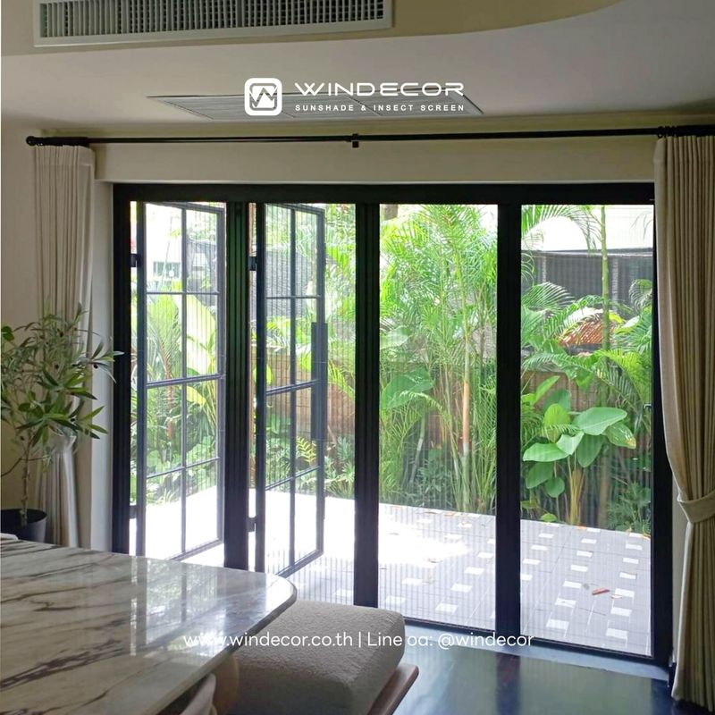 [Sale-Nok Windecor นกไม่ใช่วาฬ ม่าน มุ้ง กันสาด] ️ฤดูฝนที่แสนชุ่มฉ่ำ เย็นสบาย ต้นไม้เขียวสดชื่น ...