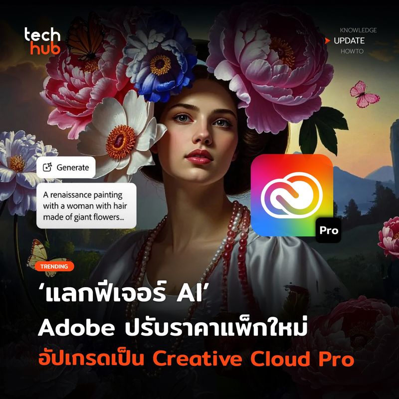 [Techhub] แพงแล้วแพงต่อ ข่าวดีและข่าวร้ายสำหรับผู้ใช้ Adobe ในแพ็กเกจ Creative Cloud แบบครบจบ ...