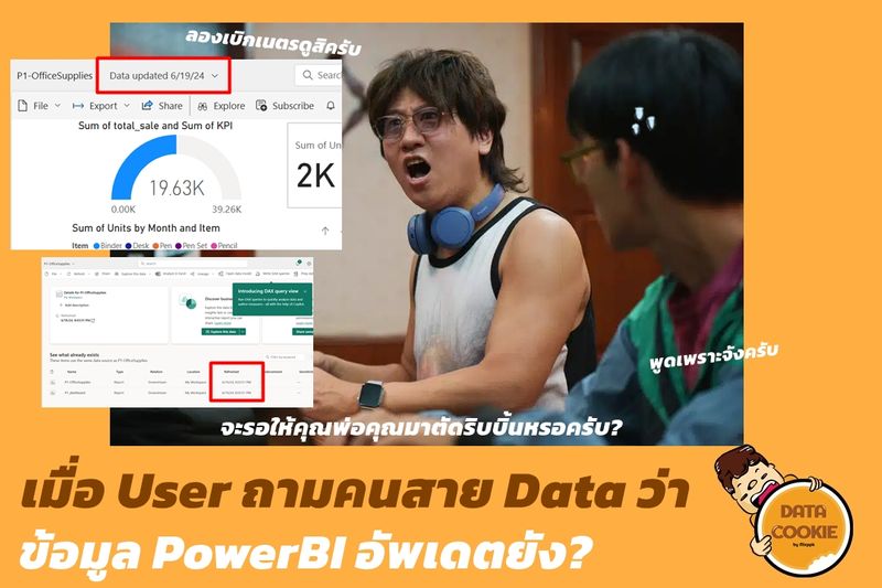 [Datacookie] ถ้ารุ่ยเจี๋ยมาทำงานสายData 🤬📊 คำถามหลอนหูยามเช้า👂ของคนทำ #PowerBI คงหนีไม่พ้น ...