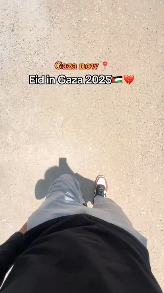 [WaterMelon] บรรยากาศวันอีด อัล-อัฎฮาในกาซ่า โดย Credit : https://vt.tiktok.com/ZSkALvTrr ...
