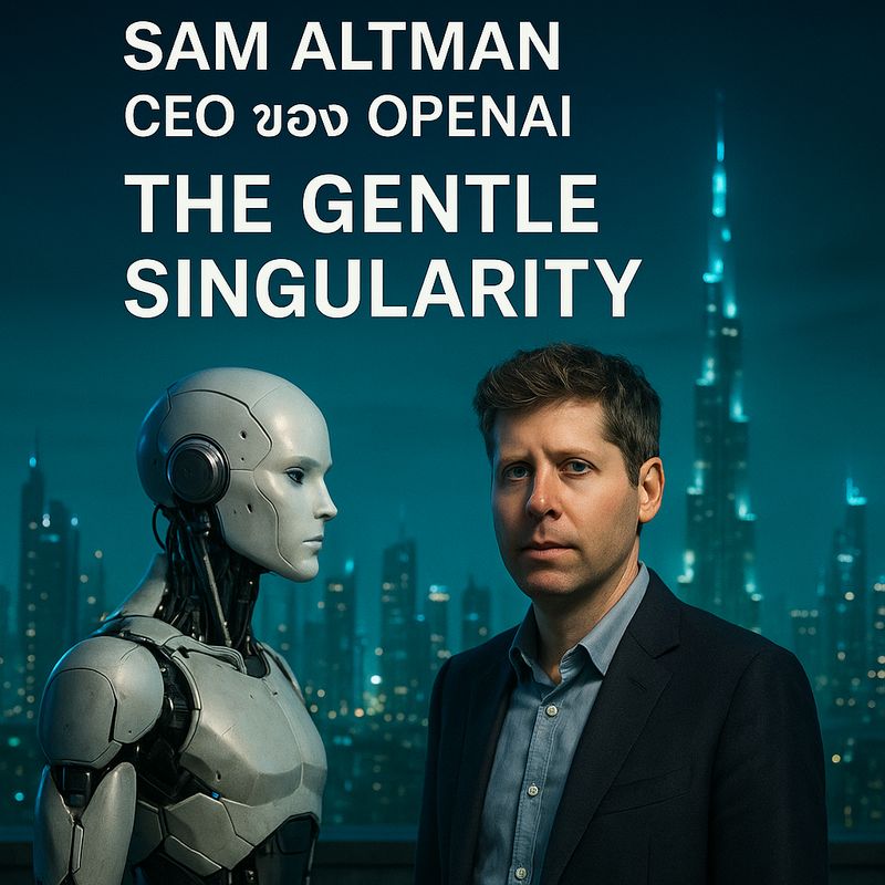 [Techy Dad] The Gentle Singularity เป็นยังไง? Sam Altman CEO ของ OpenAI เพิ่งเขียนบล็อกเรื่อง ...