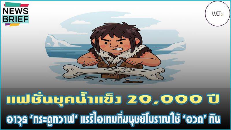 [Witly. - เปิดโลกวิทย์แบบเบา ๆ] 🐋 แฟชั่นยุคน้ำแข็ง 20,000 ปี: อาวุธ ...