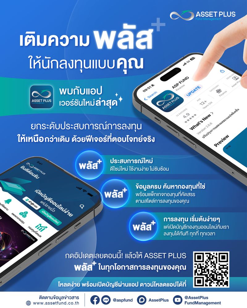 [Asset Plus Fund Management] เติมความ "พลัส" ให้นักลงทุนแบบคุณ! แค่กดอ ...
