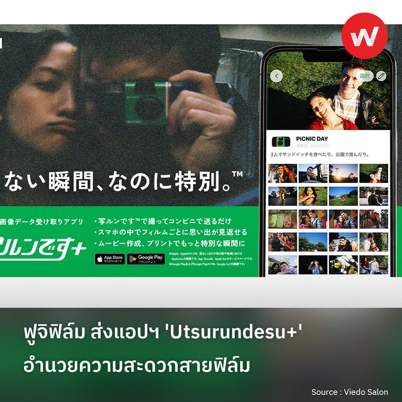 [WABIZ รู้รอบทิศ ธุรกิจญี่ปุ่น] ฟูจิฟิล์ม ส่งแอปฯ 'Utsurundesu+' อำนวยความสะดวกสายฟิล์ม บริษัท ...