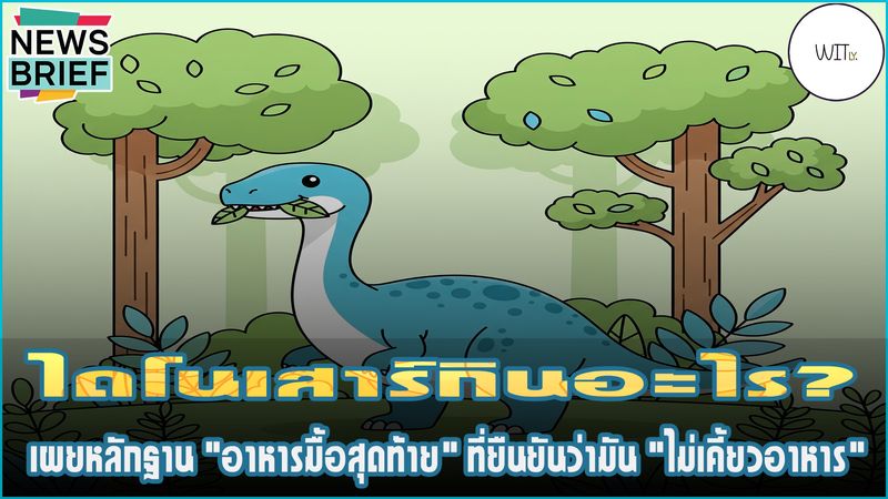 [Witly. - เปิดโลกวิทย์แบบเบา ๆ] 🦕 ไดโนเสาร์กินอะไร? | เผยหลักฐาน "อาหาร ...