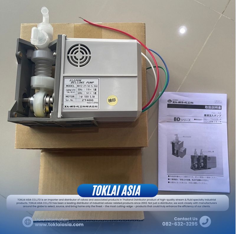 [บริษัท โตไกล เอเชีย จำกัด] ELEPON E.C.A.P. CORPORATION Chemical Pump Equipment Environment ...