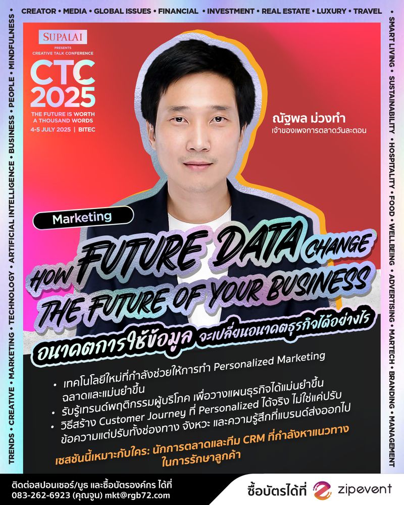 [CREATIVE TALK] 🌟 [ SPEAKER #CTC2025 ] Session: How Future Data Change The Future of Your ...