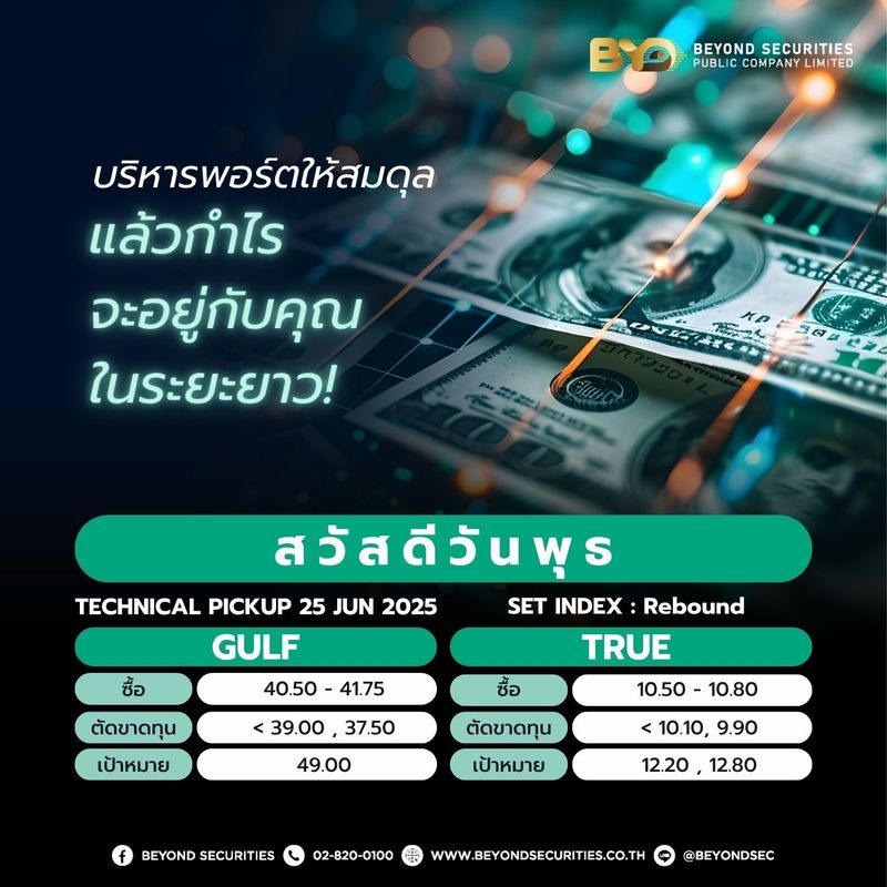 [Beyond Securities] “พอร์ตดี มีสมดุล พร้อมสร้างผลตอบแทนระยะยาว” #GULF # ...