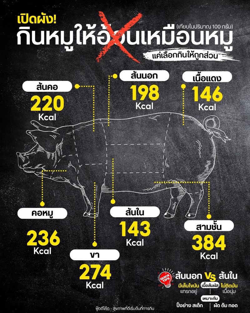 [Food - Decode ถอดรหัสอาหารจาก มุมมองเด็กฟู้ดไซน์] เปิดผัง! กินหมู 🥓 ...