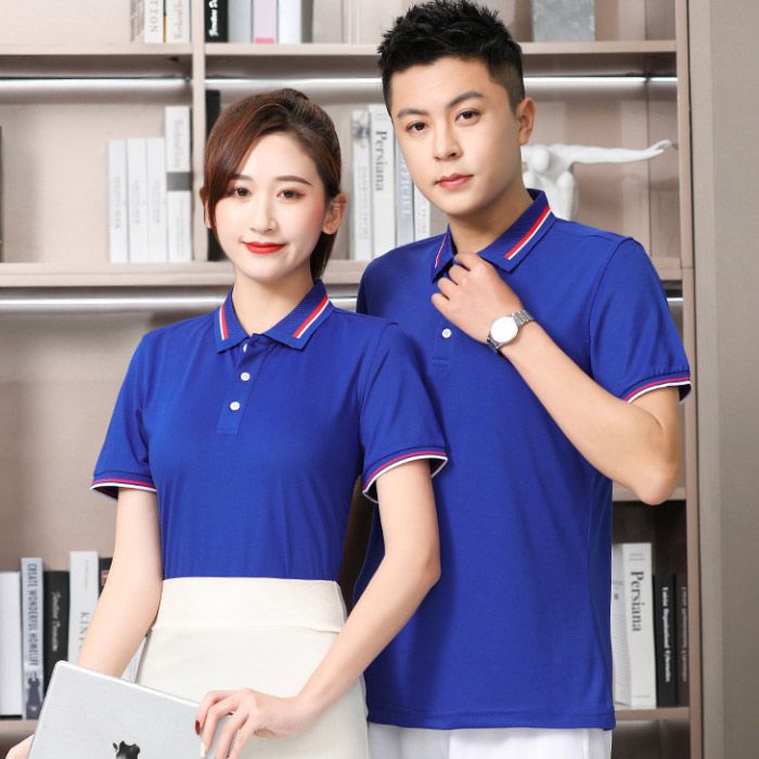 [Đồng Phục Doanh Nghiệp Hải Anh] mẫu áo polo doanh nghiệp màu xanh ...