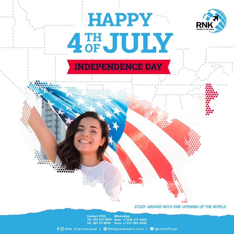 [RNK International] 04 กรกฎาคม วันชาติสหรัฐอเมริกา🗽🇺🇸 Happy 4th of July, "Independence Day"🥳 ...