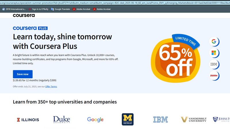 [Sarun's Computing] coursera plus มีโปรโมชันครับ #ศรัณย์วันศุกร์ วันนี้มาพูดเรื่องการศึกษากันดี ...