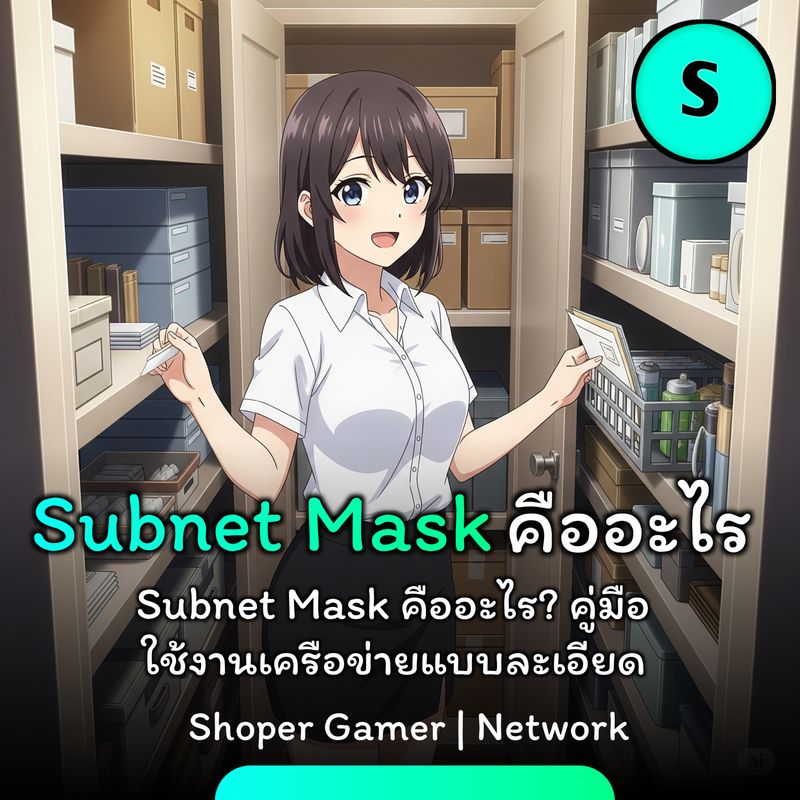 [Shoper Gamer] Subnet Mask คืออะไร โดย
