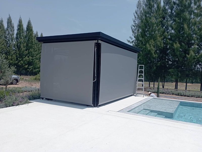 [BirdKung - Windecor (เบิร์ดคุงมุ้งจีบพันล้าน)] กันสาดม่านสลิง . เหมาะสำหรับพื้นที่ที่ต้องเผชิญ ...