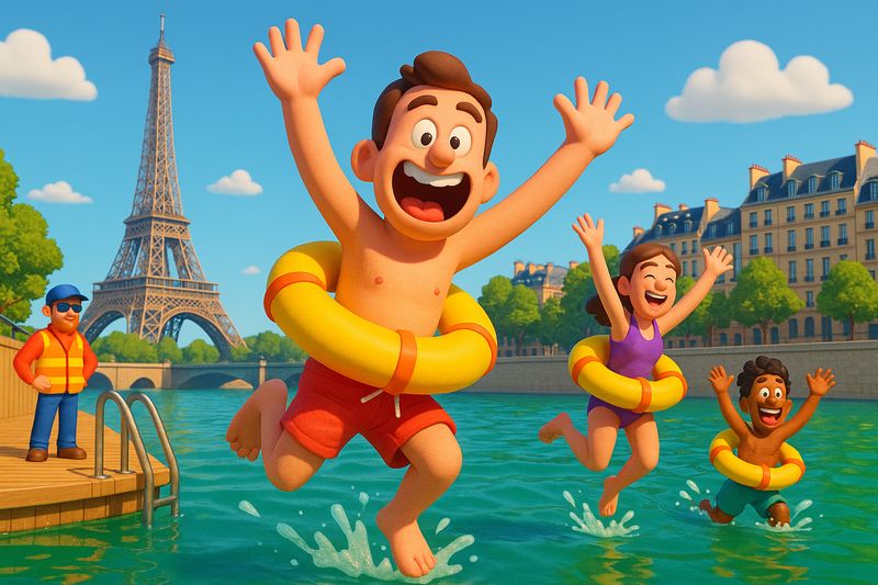 [WorldScope] 🏊‍♂️ ฝรั่งเศสปลุกชีวิตแม่น้ำแซน! ปารีเซียงแห่ลงเล่นน้ำ ...