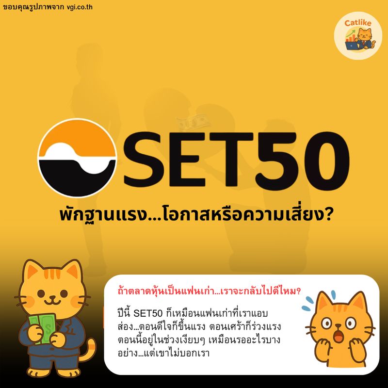 [CatLike ลงไหม] SET50 พักฐานแรง…โอกาสหรือความเสี่ยง? หลังจากที่ดัชนี SET50 ปรับตัวลดลงกว่า 9% ใน ...