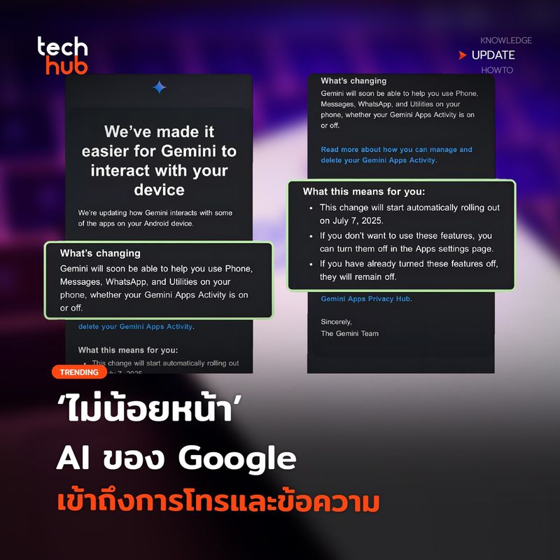 [Techhub] ถ้ายินยอม ทางเลือกมาอีกแล้ว ก่อนหน้านี้ก็มี AI ของ Meta ที่สามารถเข้าถึง Camera Roll ...