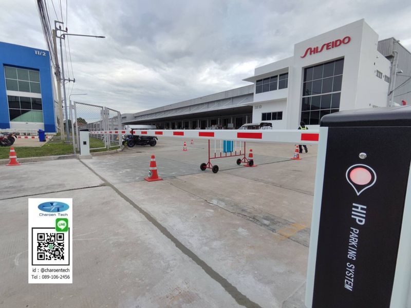 [Charoen Tech] งานติดตั้งไม้กั้นรถยนต์ DC สั่งงานด้วยปุ่มกดและรีโมท ภาพหน้างานครั้งนี้เป็นการให้ ...