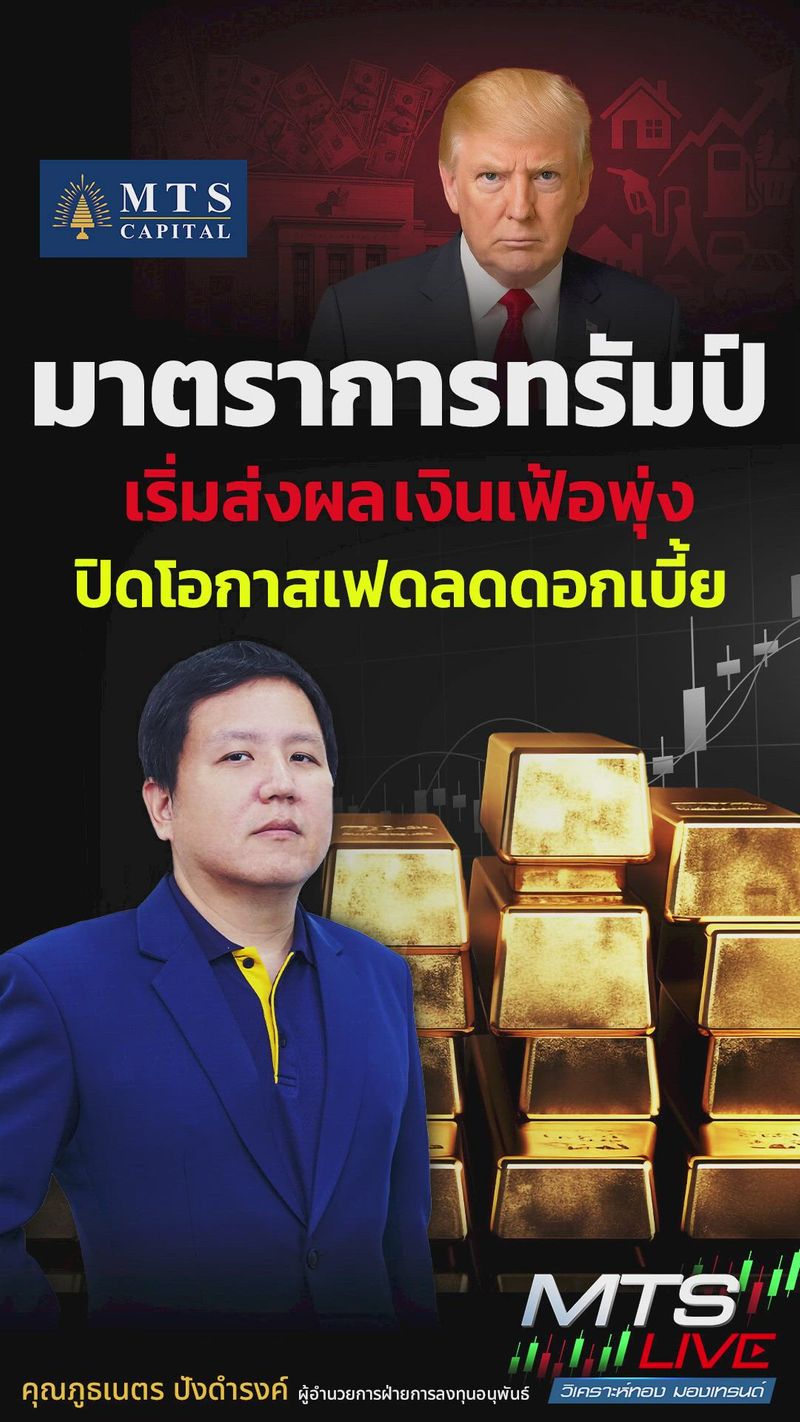[MTS GOLD GROUP] มาตราการทรัมป์เริ่มส่งผล เงินเฟ้อพุ่ง ปิดโอกาสเฟดลด ...