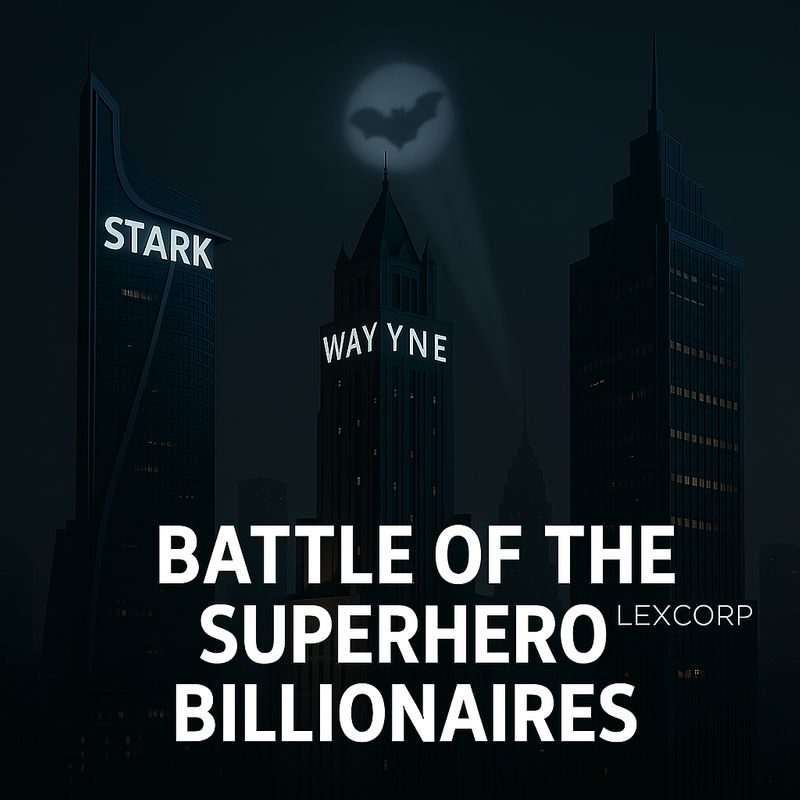 [สารพันความรู้] 👑 Tony Stark, Bruce Wayne, Lex Luthor — ศึกมหาเศรษฐี ...