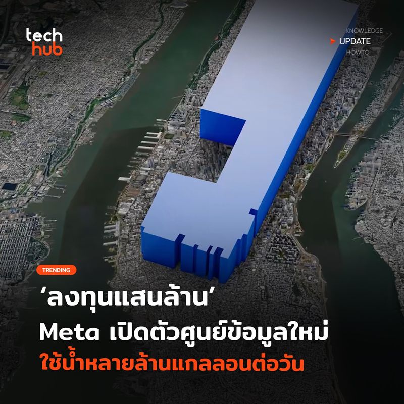 [Techhub] เบื้องหลัง AI ที่มาของบริการ AI อัจฉริยะทั้งหลาย ก็ไม่พ้นศูนย์ข้อมูลขนาดใหญ่ ล่าสุดทาง ...