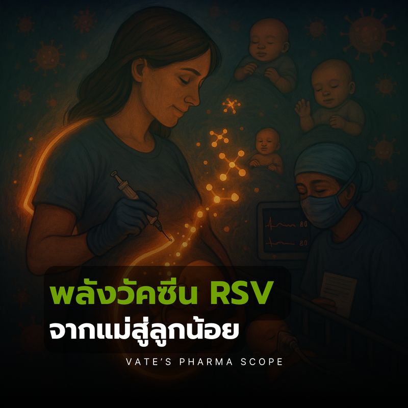 [Vate's Pharma Scope] พลังวัคซีน RSV จากแม่สู่ลูกน้อย หนึ่งในความกังวลใจที่สุดของคนเป็นพ่อแม่ ...