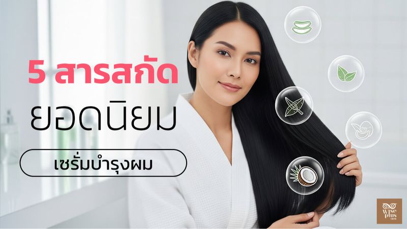 [Wise Plus Grow – สร้างแบรนด์ความงามแบบมืออาชีพ] 5 สารสกัดยอดนิยมในเซรั่มบำรุงผม ที่ช่วยลดผมร่วง ...