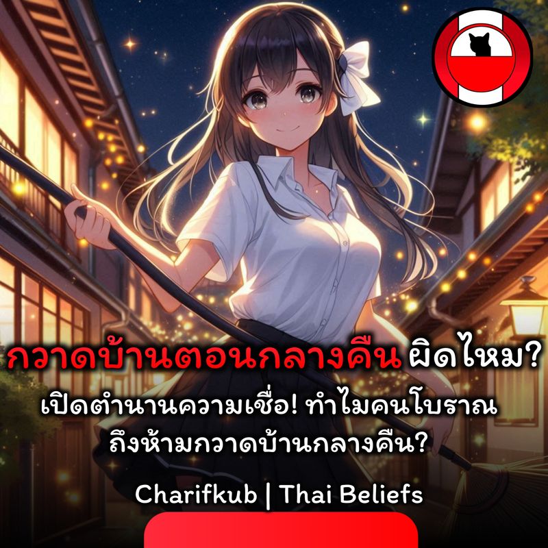 [Charifkub] กวาดบ้านตอนกลางคืน ผิดไหม โดย