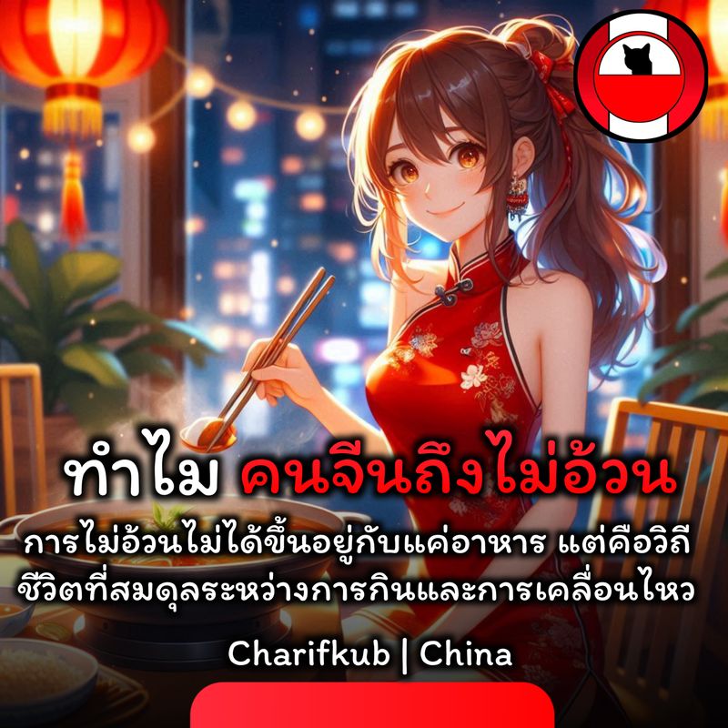 [Charifkub] ทำไมคนจีนถึงไม่อ้วนทั้งที่กินแป้ง ของทอด ของมันเยอะ? โดย