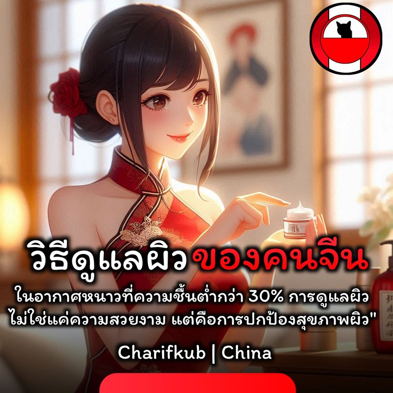 [Charifkub] วิธีดูแลผิวของคนจีนในช่วงอากาศหนาว โดย