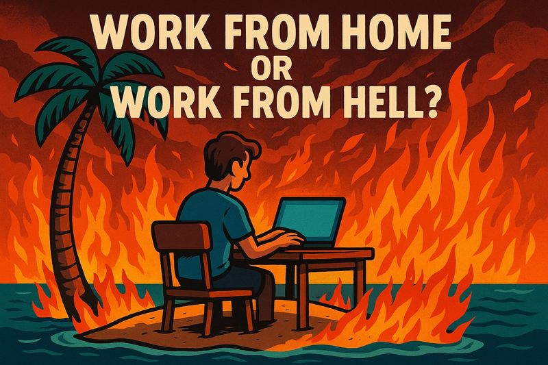 วันละเรื่องสองเรื่อง”] 🏝️ Work from Home หรือ Work from Hell? 🔥 ‘กับดัก ...