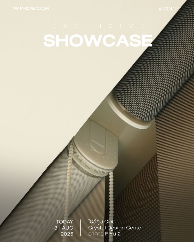 [WINDECOR] สร้างมุมทำงานที่โฟกัสขึ้น ด้วยการควบคุมแสงจากม่านม้วน ผ้าม่านม้วน (Roller Blinds ...