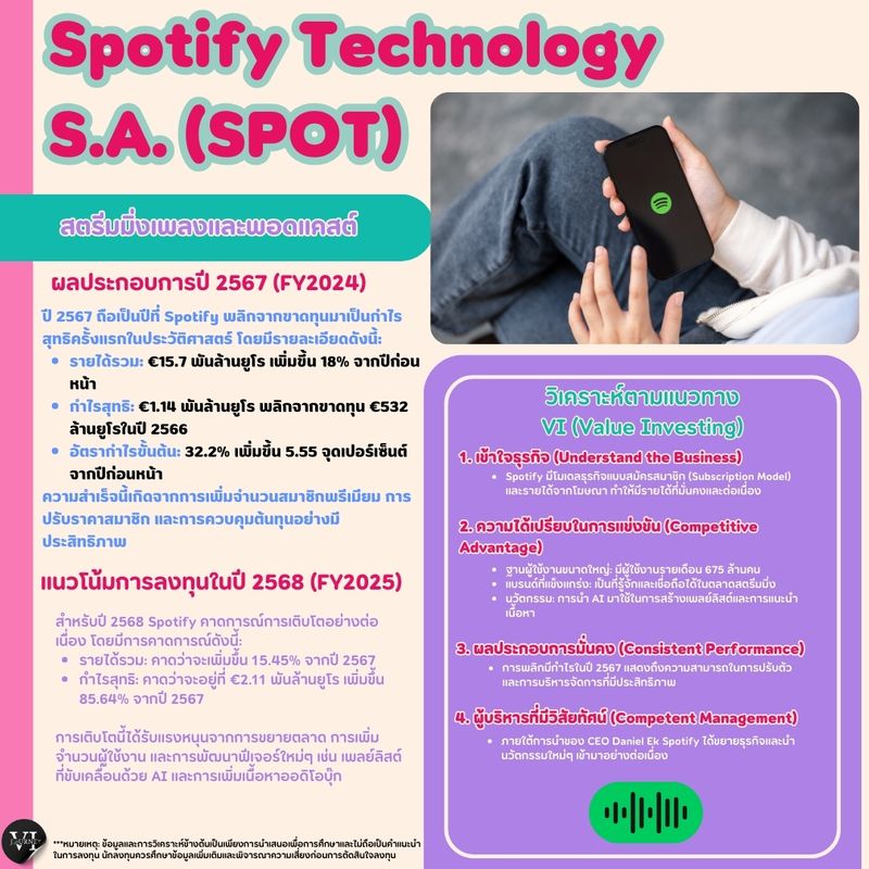 [VI Journey: ลงทุนเน้นคุณค่า] 🎧 สวัสดีค่ะ สายฟังเพลงและนักลงทุนทุกคน 🎧 วันนี้เราจะมาทำความรู้จัก ...