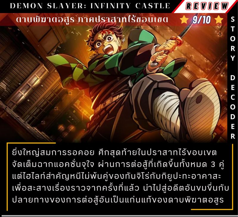 [Story Decoder] [รีวิว] Demon Slayer: Infinity Castle สัมผัสความอลังการไร้ขีดจำกัดสู่การ ...