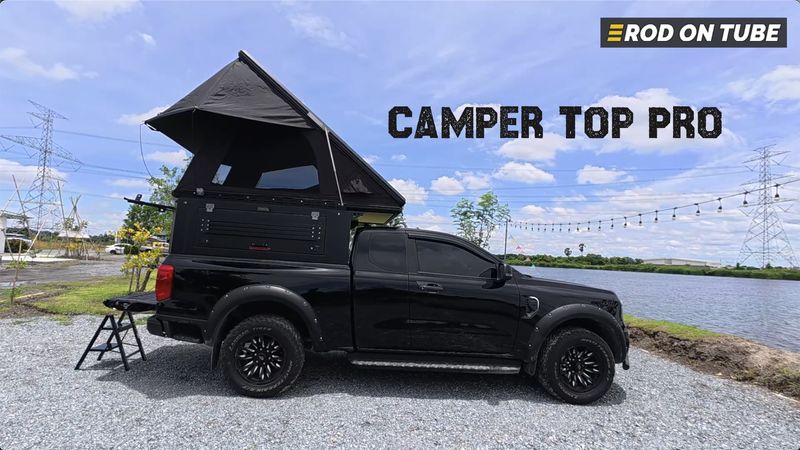 [Rod On Tube] Camper Top Pro ไอเทมแคมป์ปิ้งสำหรับรถกระบะ Camper Top Pro ...