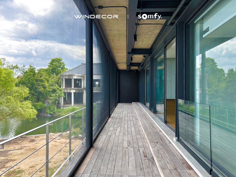 [เจ้าเนิฟ x Windecor] มุ้งมอเตอร์พับเก็บ Gaviota Simbac งานมุ้งคุณภาพ ...