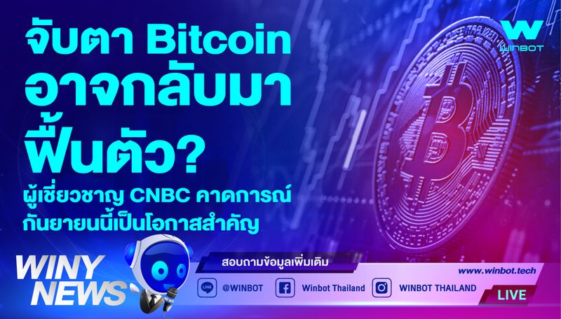 [WINBOT] 🧐จับตา Bitcoin อาจกลับมาฟื้นตัว ผู้เชี่ยวชาญ CNBC คาดการณ์กันยายนนี้เป็นโอกาสสำคัญ 🔍 ...