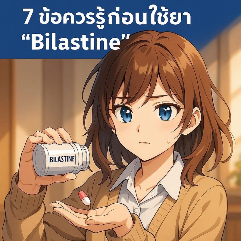 [สุขภาพดีไม่มีในขวด] 7 ข้อควรรู้ก่อนเริ่ม “Bilastine” (ขนาดยา เวลา และ ...
