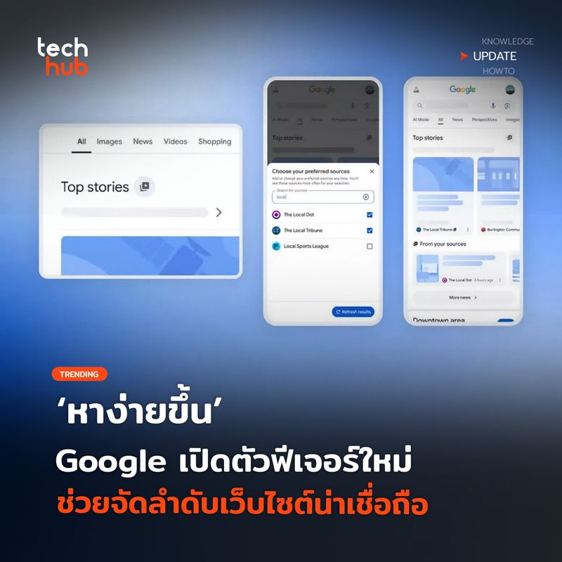 [Techhub] แหล่งข้อมูล หลังทดลองใช้งานใน Search Labs มานาน ในที่สุดทาง Google ก็เตรียมเปิดให้ใช้ ...