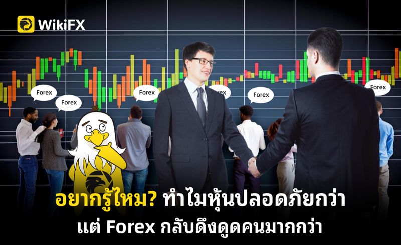 [WikiFX.TH] อยากรู้ไหม? ทำไมหุ้นปลอดภัยกว่า แต่ Forex กลับดึงดูดคนมากกว่า https://www.wikifx.me ...