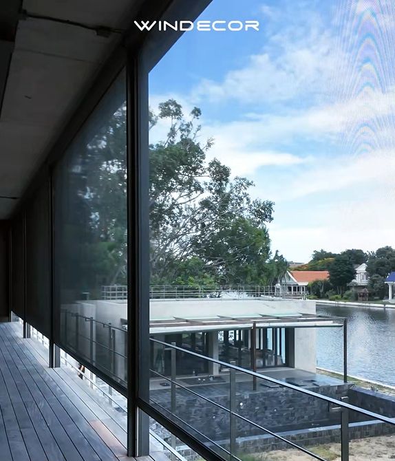 [Windecor - Bird] มุ้งม้วนที่แทบมองไม่เห็นผ้า — คือการเบลอเส้นแบ่งของพื้นที่ 🌿 _ สัมผัสความโปร่ง ...