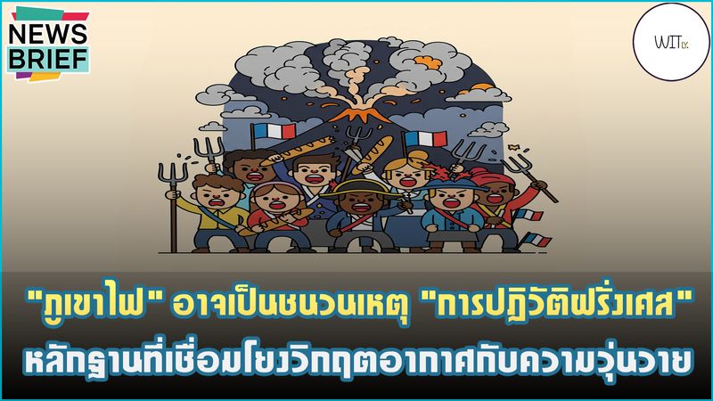 [Witly. - เปิดโลกวิทย์แบบเบา ๆ] 🌪️ "ภูเขาไฟ" อาจเป็นชนวนเหตุ "การ ...