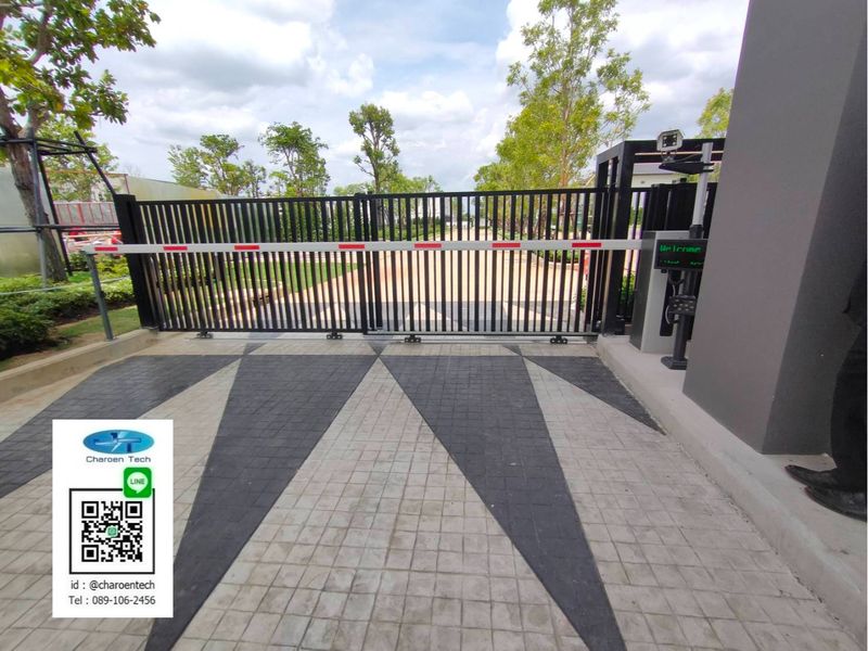 [Charoen Tech] ระบบไม้กั้นรถยนต์ทำงานร่วมกับระบบมอเตอร์ประตูรั้ว การทำงานร่วมกันของระบบไม้กั้น ...