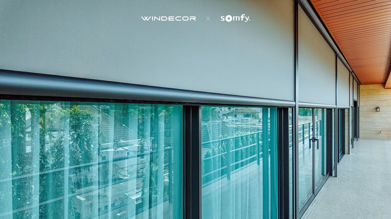 [Sale-Jean Windecor (มุ้งพับจีบญี่ปุ่น-ม่าน-กันสาด)] ม่านมีรางข้าง(WINZIP) ติดตั้งได้ทั้งภายนอก ...