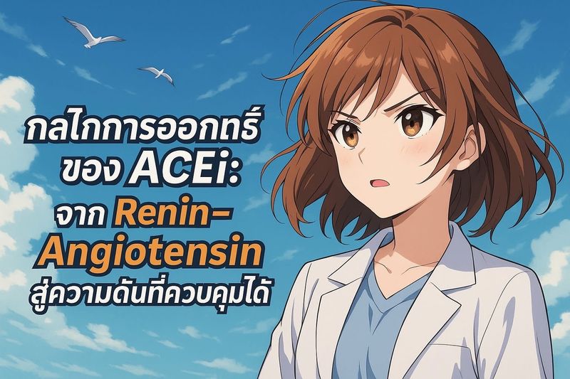 [สุขภาพดีไม่มีในขวด] กลไกการออกฤทธิ์ของ ACEi: จาก Renin–Angiotensin สู่ ...