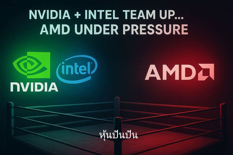 [หุ้นปันปัน] Nvidia + Intel จับมือ… AMD กดดัน หุ้น AMD (NASDAQ:AMD) ร่วงกว่า 5% หลังคู่แข่งสำคัญ ...