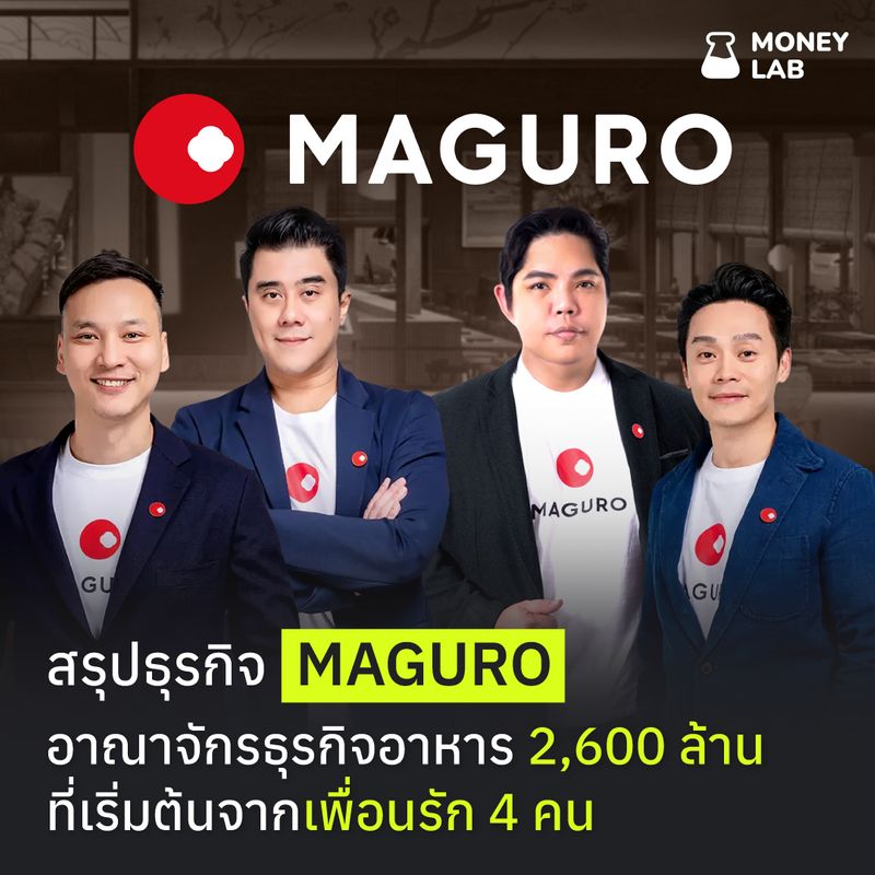 [MONEY LAB] สรุปธุรกิจ MAGURO อาณาจักรธุรกิจอาหาร 2,600 ล้าน ที่เริ่มต้นจากเพื่อนรัก 4 คน ในตลาด ...