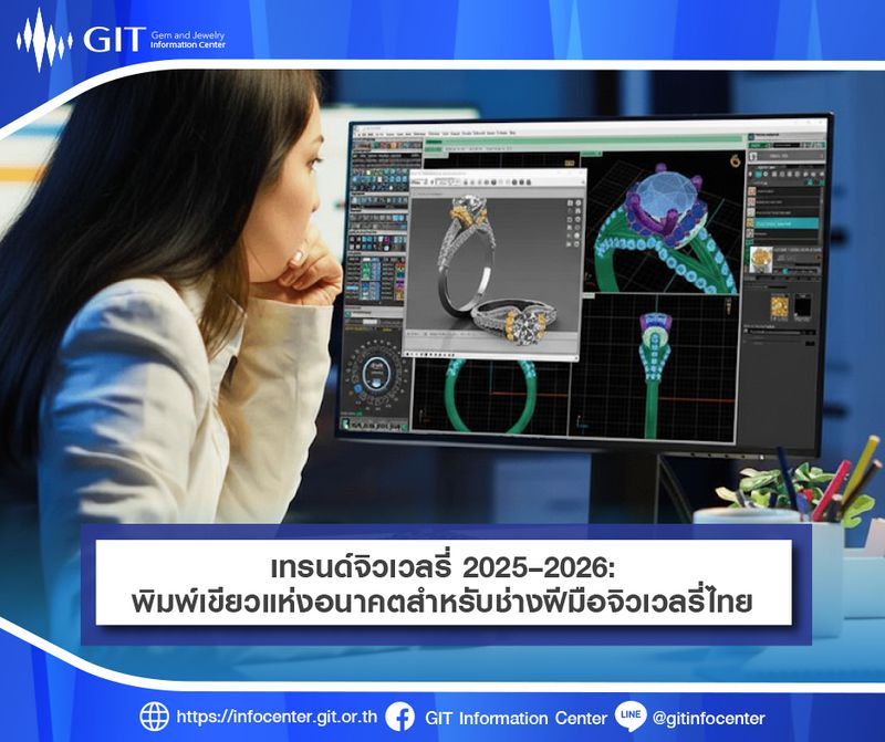 [GITInfocenter] เทรนด์จิวเวลรี่ 2025–2026: พิมพ์เขียวแห่งอนาคตสำหรับช่างฝีมือจิวเวลรี่ไทย ...